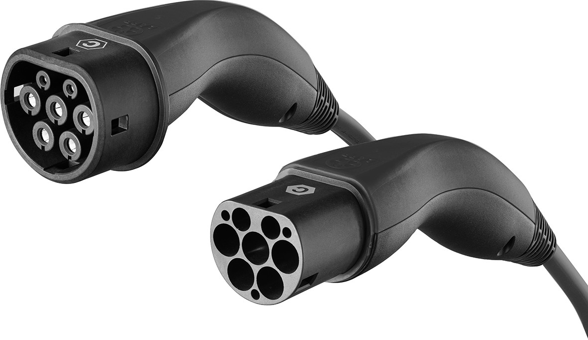 Standard charging cable type 2 (11 kW) 3m, black | 5555934052